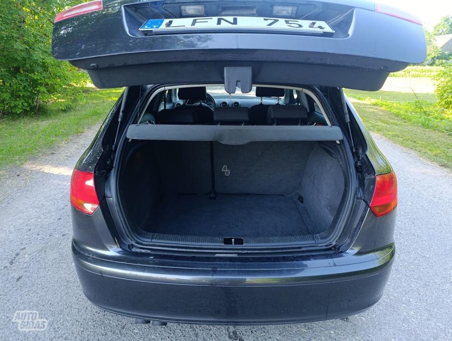 Black Audi A3 2008 in Panevezys, with an engine capacity of 1.90 L and mileage of 340 thousand km for 2450 €, photo 10 on AUTOMOTO.COM.LV
