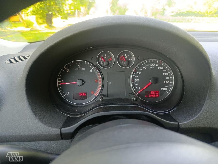 Black Audi A3 2008 in Panevezys, with an engine capacity of 1.90 L and mileage of 340 thousand km for 2450 €, photo 13 on AUTOMOTO.COM.LV