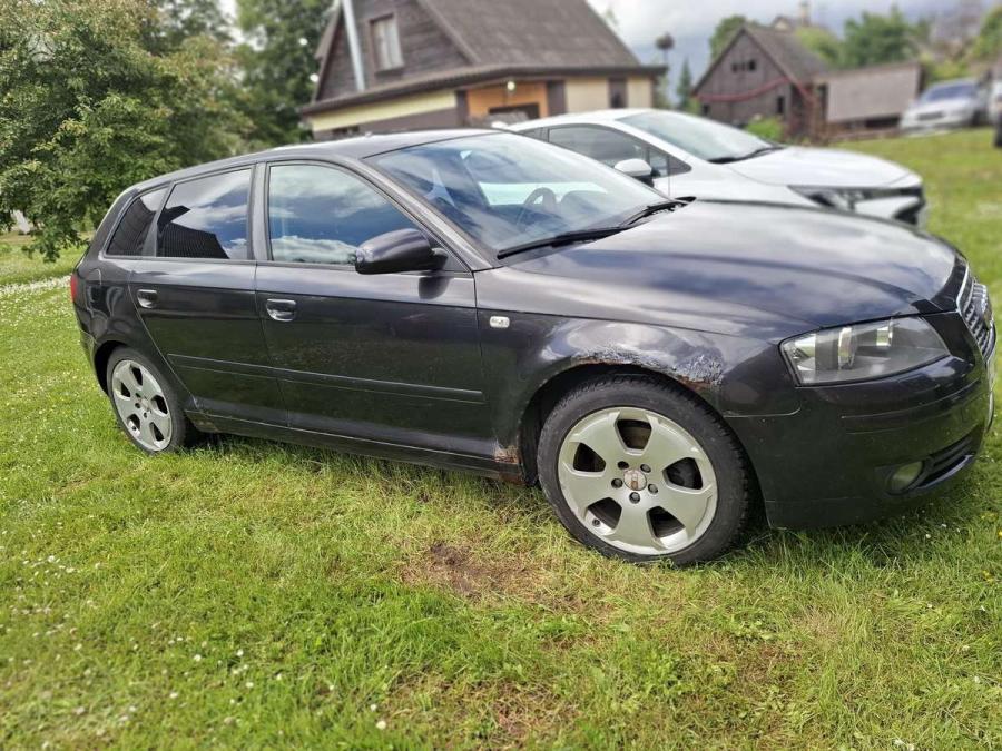 Black Audi A3 2008 in Kedainiai, with an engine capacity of 1.39 L and mileage of 293 thousand km for 2000 €, photo 1 on AUTOMOTO.COM.LV