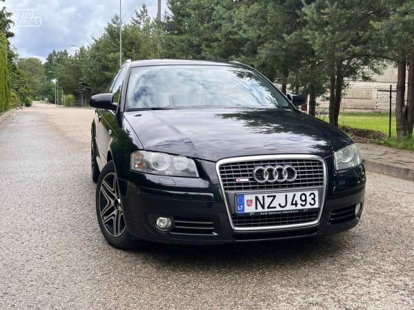 Black Audi A3 2008 in Sirvintos, with an engine capacity of 2.00 L and mileage of 354 thousand km for 3750 €, photo 8 on AUTOMOTO.COM.LV