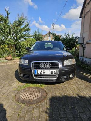 Melns Audi A3 2008 Kauņa, ar dzinēja tilpumu 1.90 L un nobraukumu 265 tūkst. km par 2500 €, foto  vietnē AUTOMOTO.COM.LV