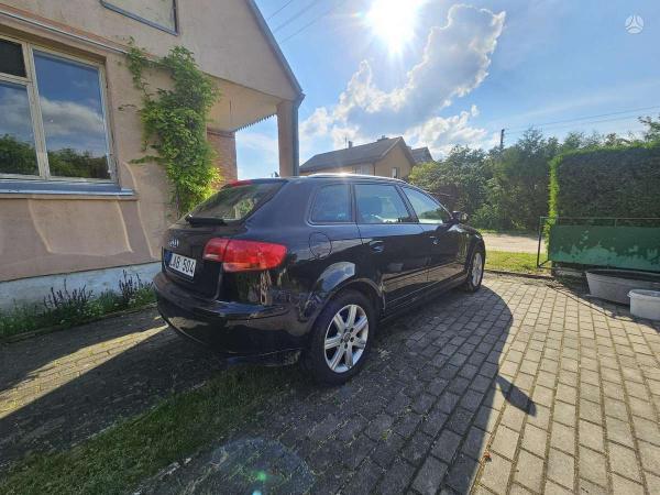 Melns Audi A3 2008 Kauņa, ar dzinēja tilpumu 1.90 L un nobraukumu 265 tūkst. km par 2500 €, foto 7 vietnē AUTOMOTO.COM.LV
