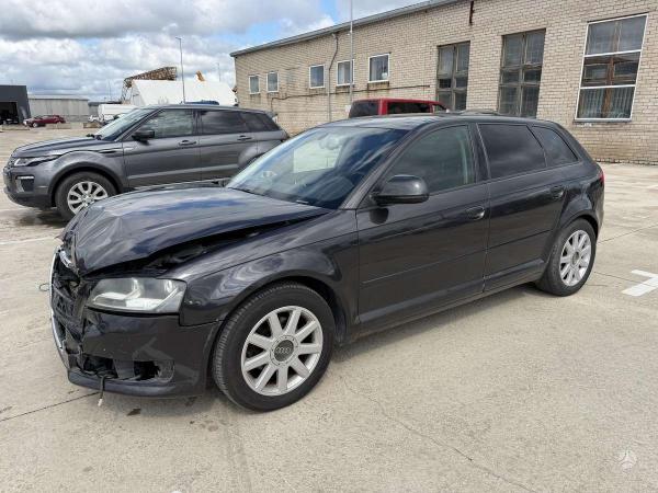Black Audi A3 2008 in Siauliai, with an engine capacity of 1.90 L and mileage of 368 thousand km for 1950 €, photo 1 on AUTOMOTO.COM.LV