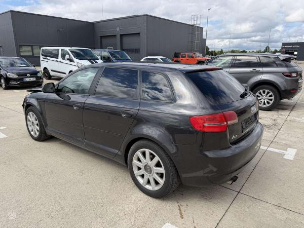 Black Audi A3 2008 in Siauliai, with an engine capacity of 1.90 L and mileage of 368 thousand km for 1950 €, photo 2 on AUTOMOTO.COM.LV