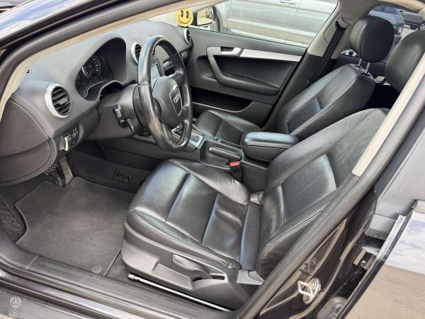 Black Audi A3 2008 in Siauliai, with an engine capacity of 1.90 L and mileage of 368 thousand km for 1950 €, photo 9 on AUTOMOTO.COM.LV