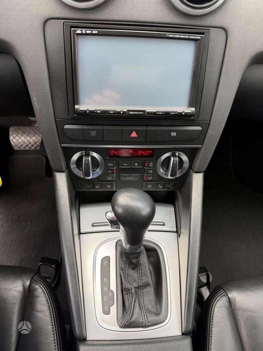 Black Audi A3 2008 in Siauliai, with an engine capacity of 1.90 L and mileage of 368 thousand km for 1950 €, photo 12 on AUTOMOTO.COM.LV
