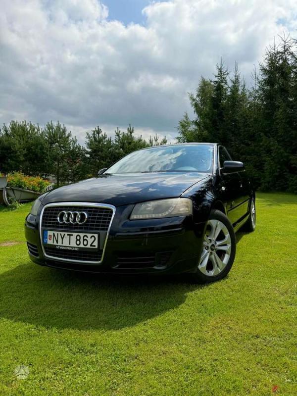Black Audi A3 2008 in Ukmerge, with an engine capacity of 1.90 L and mileage of 276 thousand km for 4550 €, photo 3 on AUTOMOTO.COM.LV