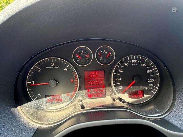 Black Audi A3 2008 in Ukmerge, with an engine capacity of 1.90 L and mileage of 276 thousand km for 4550 €, photo 8 on AUTOMOTO.COM.LV