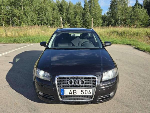 Black Audi A3 2008 in Siauliai, with an engine capacity of 1.90 L and mileage of 265 thousand km for 2700 €, photo 1 on AUTOMOTO.COM.LV