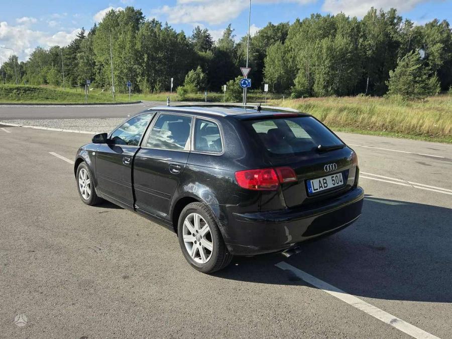 Melns Audi A3 2008 Šauļi, ar dzinēja tilpumu 1.90 L un nobraukumu 265 tūkst. km par 2700 €, foto 3 vietnē AUTOMOTO.COM.LV