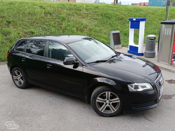 Black Audi A3 2008 in Alytus, with an engine capacity of 2.00 L and mileage of 390 thousand km for 3950 €, photo 10 on AUTOMOTO.COM.LV