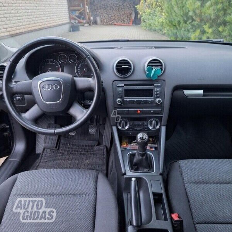 Melns Audi A3 2008 Alīta, ar dzinēja tilpumu 2.00 L un nobraukumu 390 tūkst. km par 3950 €, foto 25 vietnē AUTOMOTO.COM.LV