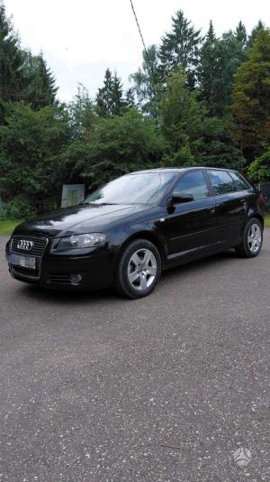 Melns Audi A3 2008 Viļņa, ar dzinēja tilpumu 1.97 L un nobraukumu 362 tūkst. km par 1200 €, foto  vietnē AUTOMOTO.COM.LV