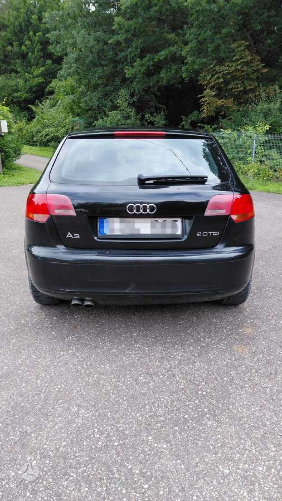 Melns Audi A3 2008 Viļņa, ar dzinēja tilpumu 1.97 L un nobraukumu 362 tūkst. km par 1100 €, foto 7 vietnē AUTOMOTO.COM.LV