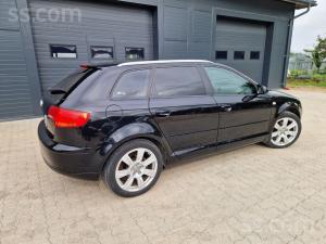 Black Audi A3 2008 in Talsi, with an engine capacity of 1.90 L and mileage of 286 thousand km for 3550 €, photo 5 on AUTOMOTO.COM.LV