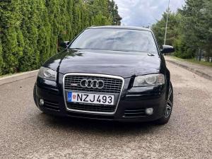 Black Audi A3 2008 in Sirvintos, with an engine capacity of 1.97 L and mileage of 353 thousand km for 3750 €, photo 5 on AUTOMOTO.COM.LV