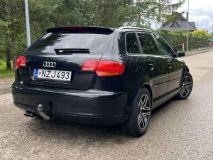 Black Audi A3 2008 in Sirvintos, with an engine capacity of 1.97 L and mileage of 353 thousand km for 3750 €, photo 11 on AUTOMOTO.COM.LV