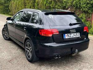 Black Audi A3 2008 in Sirvintos, with an engine capacity of 1.97 L and mileage of 353 thousand km for 3750 €, photo 17 on AUTOMOTO.COM.LV