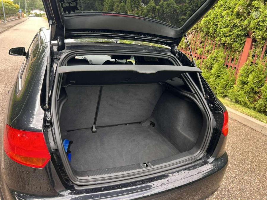 Black Audi A3 2008 in Sirvintos, with an engine capacity of 1.97 L and mileage of 353 thousand km for 3750 €, photo 20 on AUTOMOTO.COM.LV