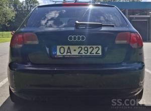 Black Audi A3 2008 in Bauska, with an engine capacity of 2.00 L and mileage of 359 thousand km for 2499 €, photo 5 on AUTOMOTO.COM.LV