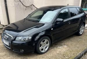 Black Audi A3 2008 in Ogre, with an engine capacity of 1.90 L and mileage of 367 thousand km for 4000 €, photo  on AUTOMOTO.COM.LV