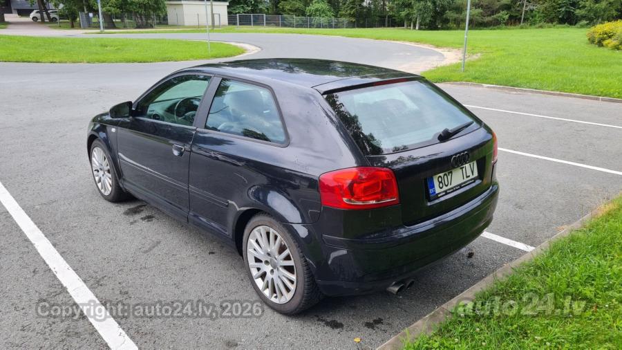 Black Audi A3 2008 in Saku, with an engine capacity of 1.80 L and mileage of 294 thousand km for 3000 €, photo 8 on AUTOMOTO.COM.LV
