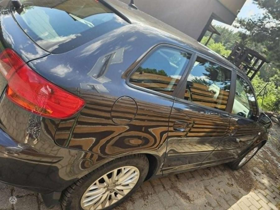 Black Audi A3 2008 in Kaunas, with an engine capacity of 1.90 L and mileage of 285 thousand km for 3900 €, photo 5 on AUTOMOTO.COM.LV