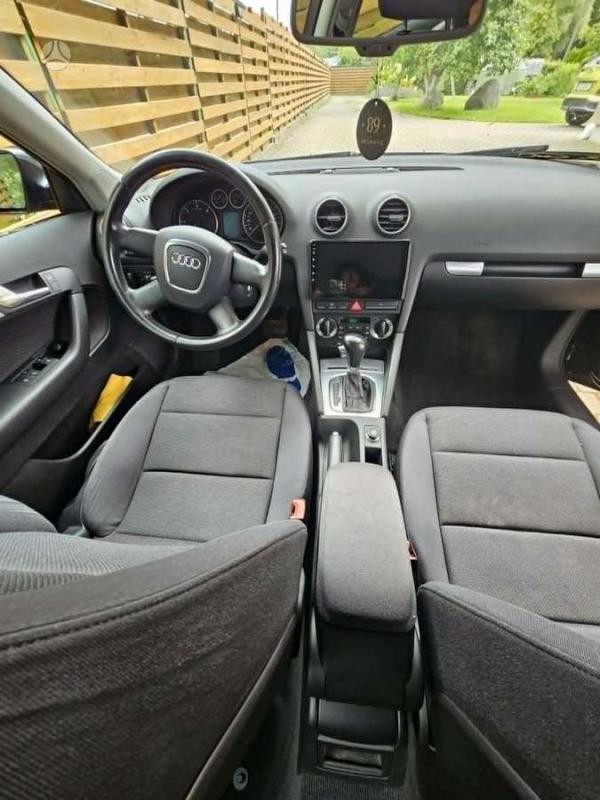 Melns Audi A3 2008 Kauņa, ar dzinēja tilpumu 1.90 L un nobraukumu 285 tūkst. km par 3900 €, foto 7 vietnē AUTOMOTO.COM.LV