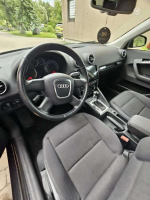 Black Audi A3 2008 in Kaunas, with an engine capacity of 1.90 L and mileage of 285 thousand km for 3900 €, photo 9 on AUTOMOTO.COM.LV