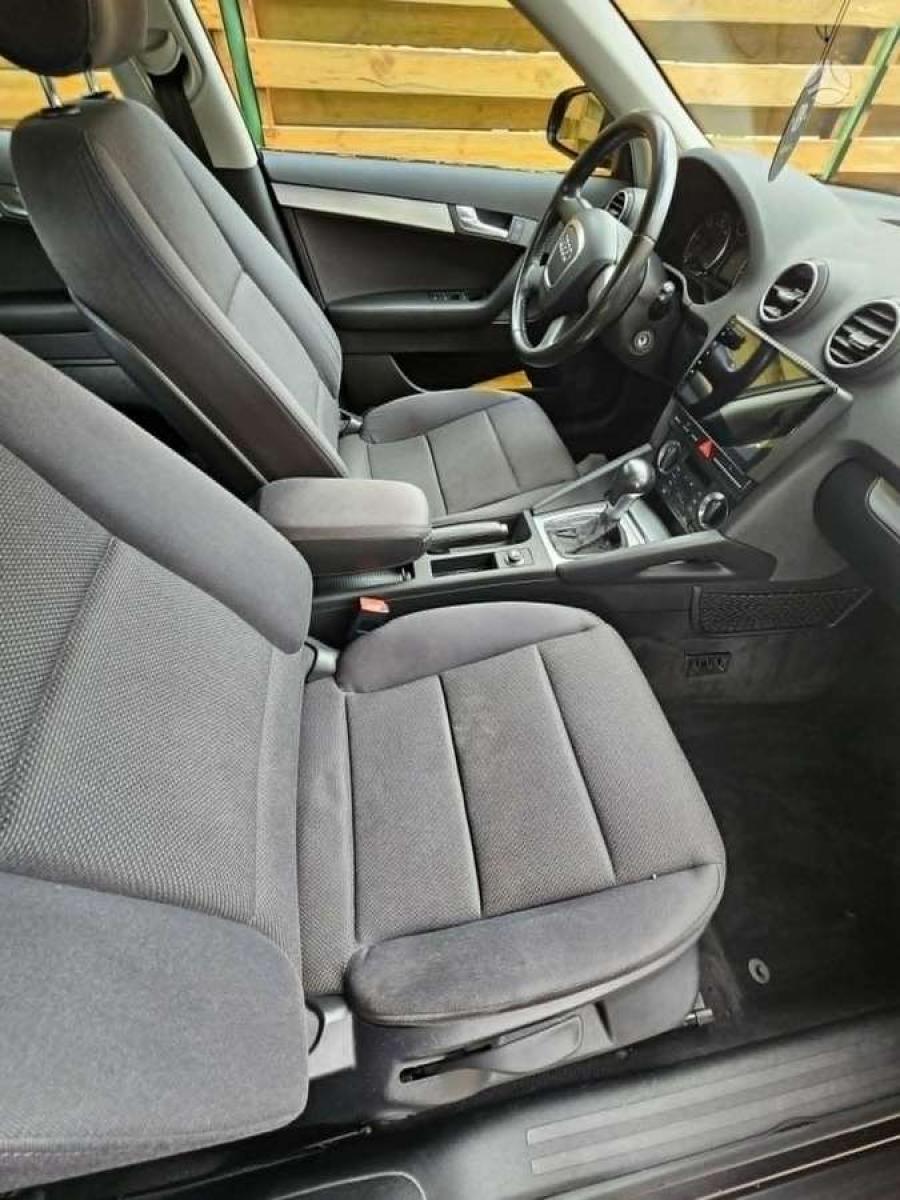 Black Audi A3 2008 in Kaunas, with an engine capacity of 1.90 L and mileage of 285 thousand km for 3900 €, photo 10 on AUTOMOTO.COM.LV