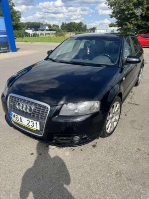 Melns Audi A3 2008 Kauņa, ar dzinēja tilpumu 2.00 L un nobraukumu 313 tūkst. km par 3650 €, foto  vietnē AUTOMOTO.COM.LV