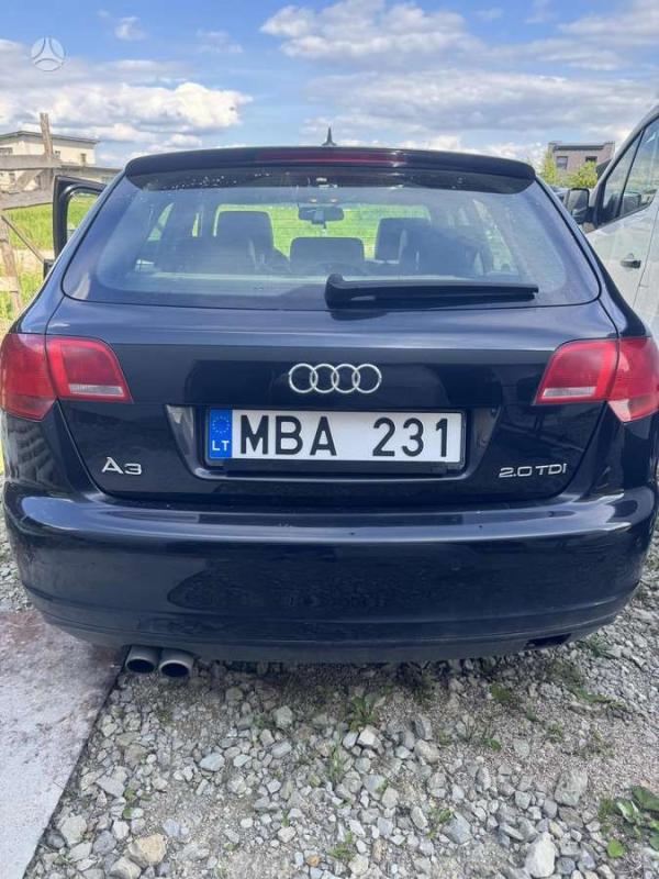 Melns Audi A3 2008 Kauņa, ar dzinēja tilpumu 2.00 L un nobraukumu 313 tūkst. km par 3650 €, foto 8 vietnē AUTOMOTO.COM.LV