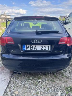 Black Audi A3 2008 in Kaunas, with an engine capacity of 2.00 L and mileage of 313 thousand km for 3650 €, photo 9 on AUTOMOTO.COM.LV