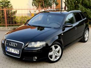 Black Audi A3 2008 in Vilnius, with an engine capacity of 2.00 L and mileage of 289 thousand km for 3450 €, photo 3 on AUTOMOTO.COM.LV