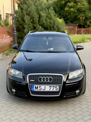 Black Audi A3 2008 in Vilnius, with an engine capacity of 2.00 L and mileage of 289 thousand km for 3450 €, photo 4 on AUTOMOTO.COM.LV