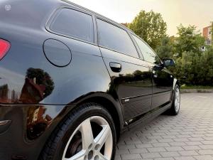 Black Audi A3 2008 in Vilnius, with an engine capacity of 2.00 L and mileage of 289 thousand km for 3450 €, photo 8 on AUTOMOTO.COM.LV
