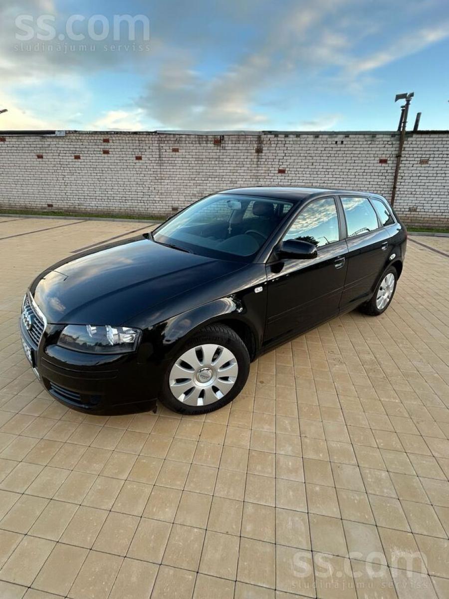 Black Audi A3 2008 in Riga, with an engine capacity of 1.90 L and mileage of 92 thousand km for 5800 €, photo 5 on AUTOMOTO.COM.LV
