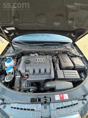 Black Audi A3 2008 in Riga, with an engine capacity of 1.90 L and mileage of 92 thousand km for 5800 €, photo 12 on AUTOMOTO.COM.LV