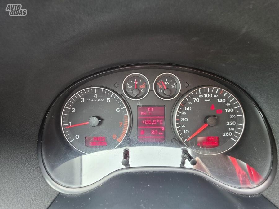 Черный Ауди А3 2008 в Вильнюс, объемом двигателя 1.80 л и пробегом 232 тыс. км за 2600 €, фото 14 на AUTOMOTO.COM.LV