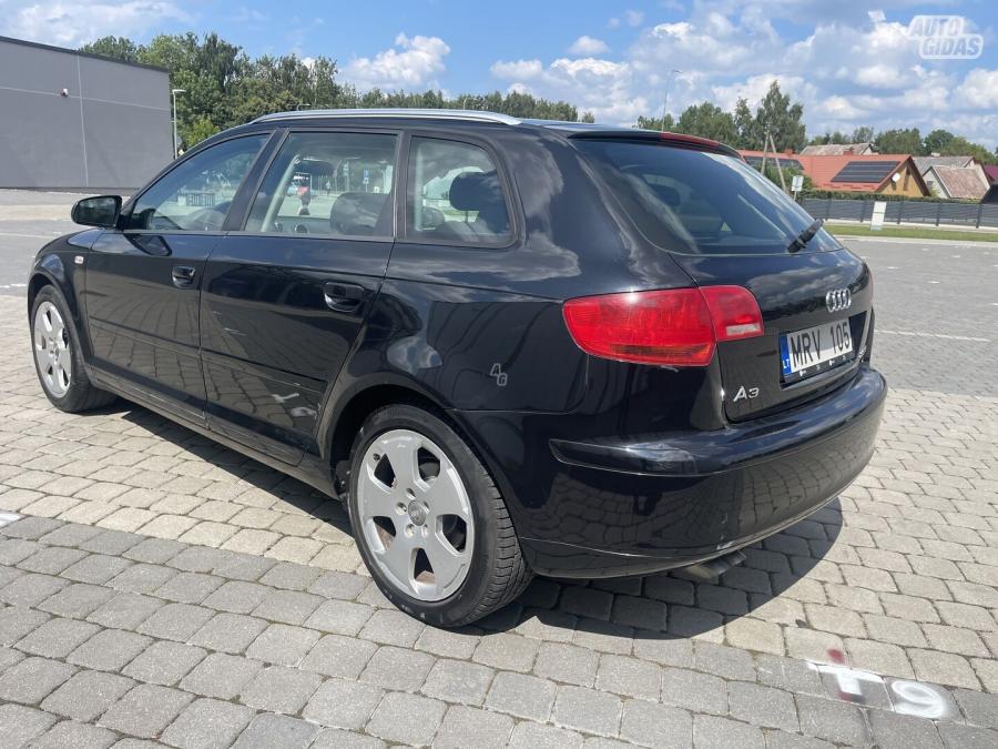 Black Audi A3 2008 in Vilnius, with an engine capacity of 2.00 L and mileage of 230 thousand km for 2999 €, photo 3 on AUTOMOTO.COM.LV