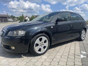 Black Audi A3 2008 in Vilnius, with an engine capacity of 2.00 L and mileage of 230 thousand km for 2999 €, photo 6 on AUTOMOTO.COM.LV