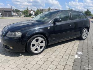Black Audi A3 2008 in Vilnius, with an engine capacity of 2.00 L and mileage of 230 thousand km for 2999 €, photo 7 on AUTOMOTO.COM.LV