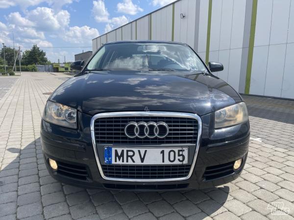 Black Audi A3 2008 in Vilnius, with an engine capacity of 2.00 L and mileage of 230 thousand km for 2999 €, photo 8 on AUTOMOTO.COM.LV