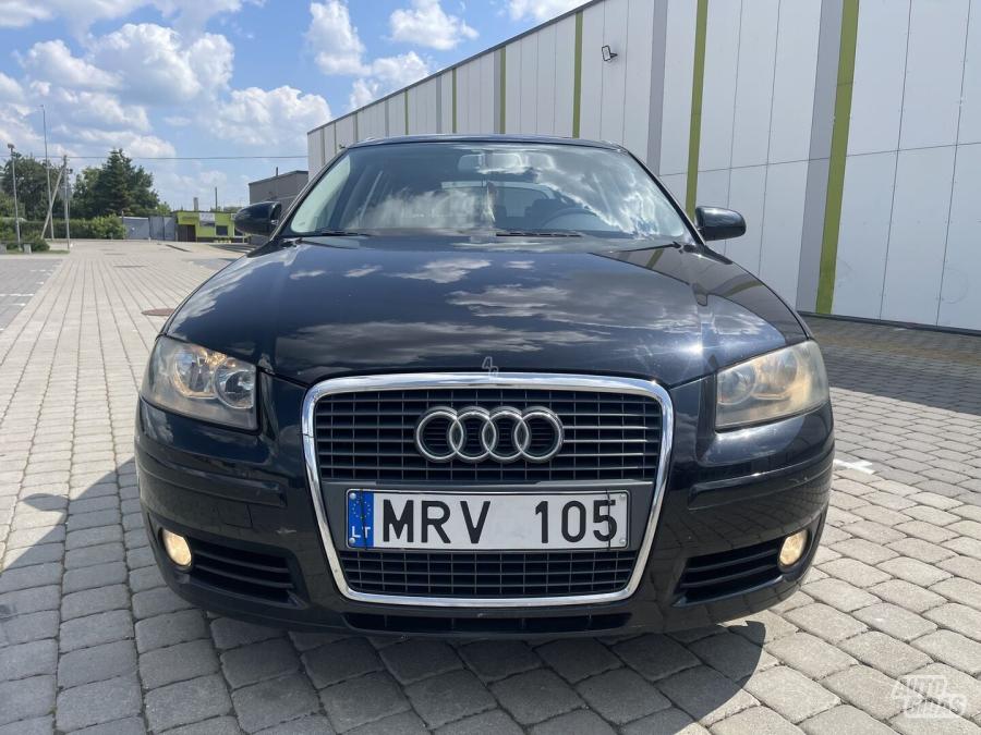 Black Audi A3 2008 in Vilnius, with an engine capacity of 2.00 L and mileage of 230 thousand km for 2999 €, photo 9 on AUTOMOTO.COM.LV