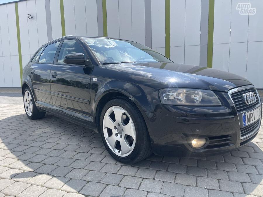 Black Audi A3 2008 in Vilnius, with an engine capacity of 2.00 L and mileage of 230 thousand km for 2999 €, photo 10 on AUTOMOTO.COM.LV