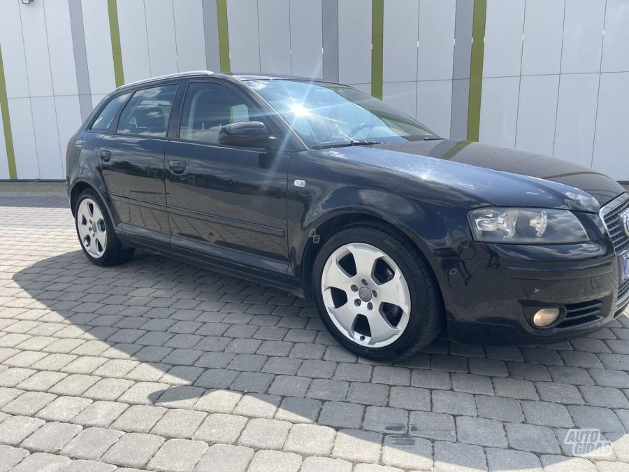 Black Audi A3 2008 in Vilnius, with an engine capacity of 2.00 L and mileage of 230 thousand km for 2999 €, photo 11 on AUTOMOTO.COM.LV