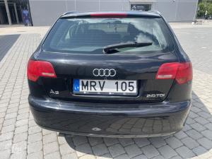 Black Audi A3 2008 in Vilnius, with an engine capacity of 2.00 L and mileage of 230 thousand km for 2999 €, photo 15 on AUTOMOTO.COM.LV