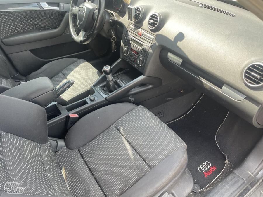 Black Audi A3 2008 in Vilnius, with an engine capacity of 2.00 L and mileage of 230 thousand km for 2999 €, photo 30 on AUTOMOTO.COM.LV