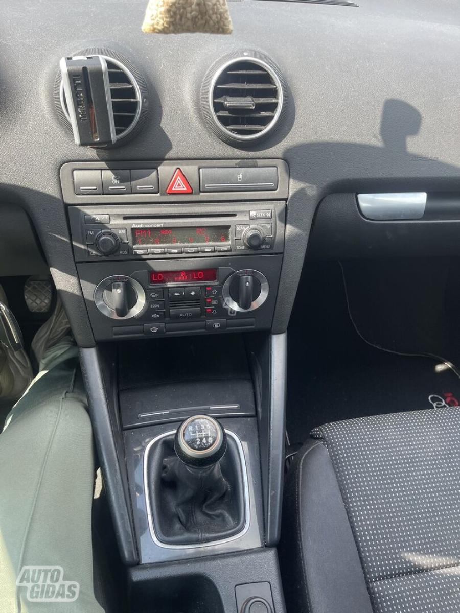 Black Audi A3 2008 in Vilnius, with an engine capacity of 2.00 L and mileage of 230 thousand km for 2999 €, photo 33 on AUTOMOTO.COM.LV