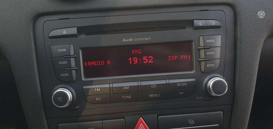 Black Audi A3 2008 in Vilnius, with an engine capacity of 1.97 L and mileage of 290 thousand km for 3500 €, photo 13 on AUTOMOTO.COM.LV